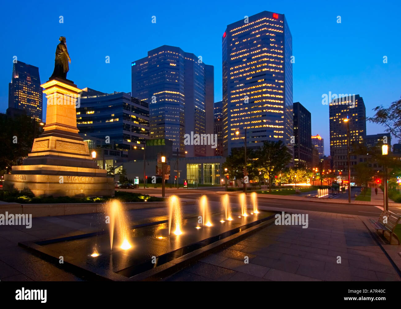 Downtown, Montreal, Quebec, Canada Stock Photo - Alamy