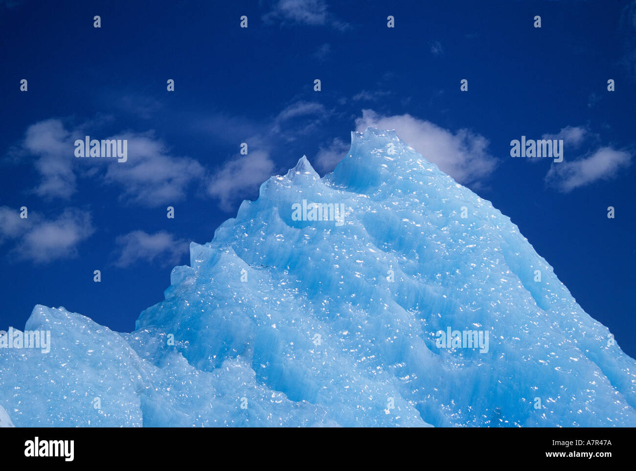 tip of iceberg floating on lake Stock Photo - Alamy