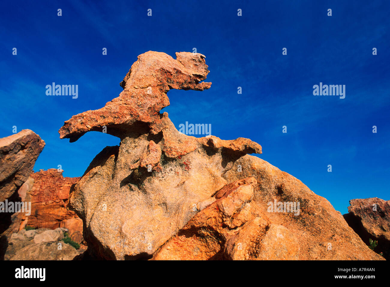 A rugged and dramatic rock formation Richtersveld Northern Cape ...