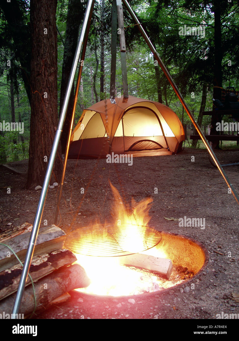Backwoods camp hi-res stock photography and images - Alamy