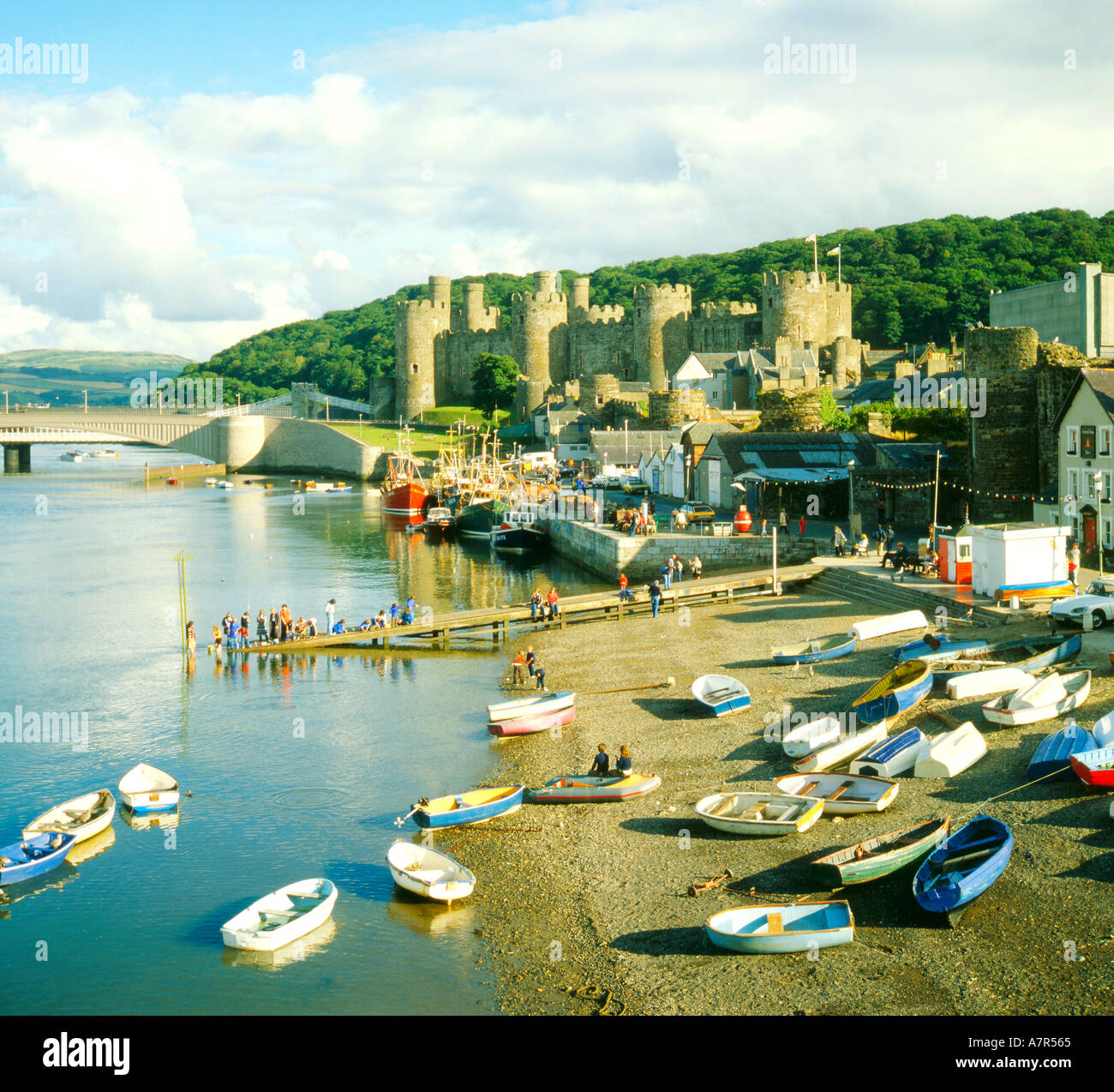 Conway castle hi-res stock photography and images - Alamy