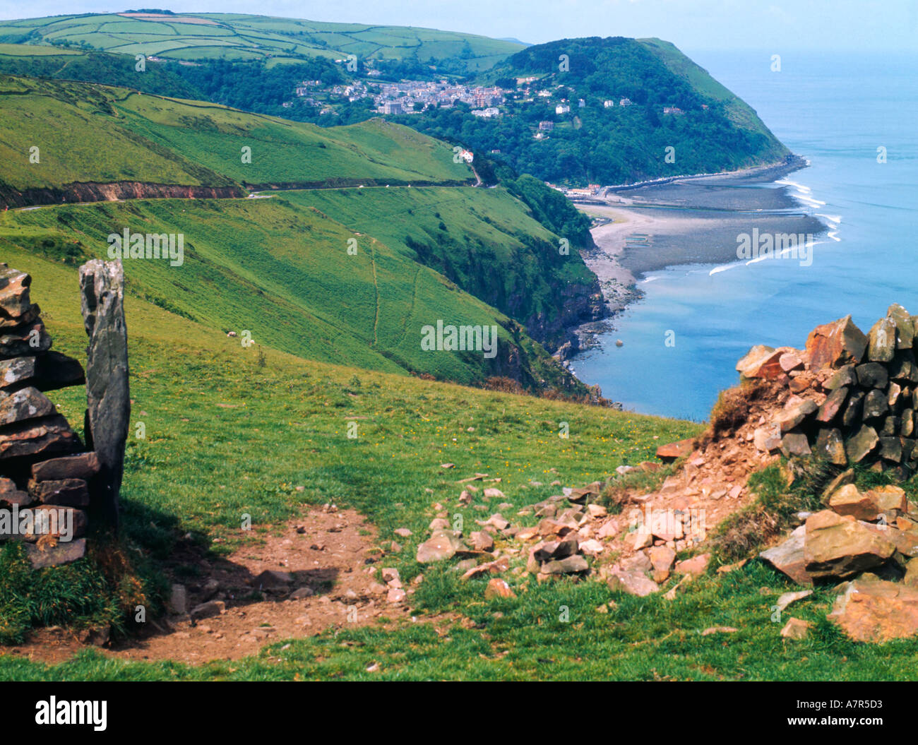 Lynmouth devon countisbury hi-res stock photography and images - Alamy