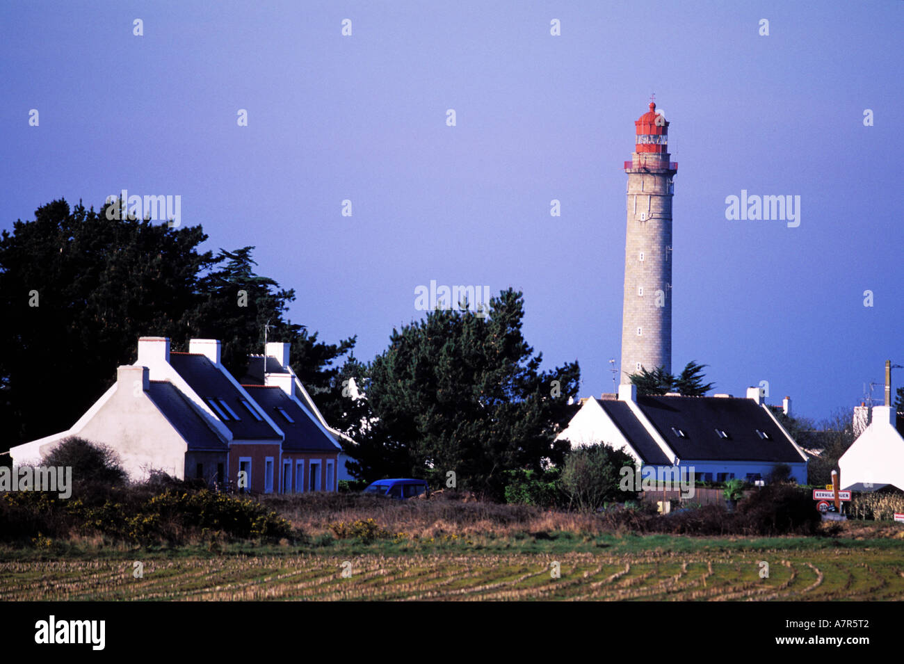 France, Morbihan, Belle Ile, Grand phare lighthouse Stock Photo - Alamy
