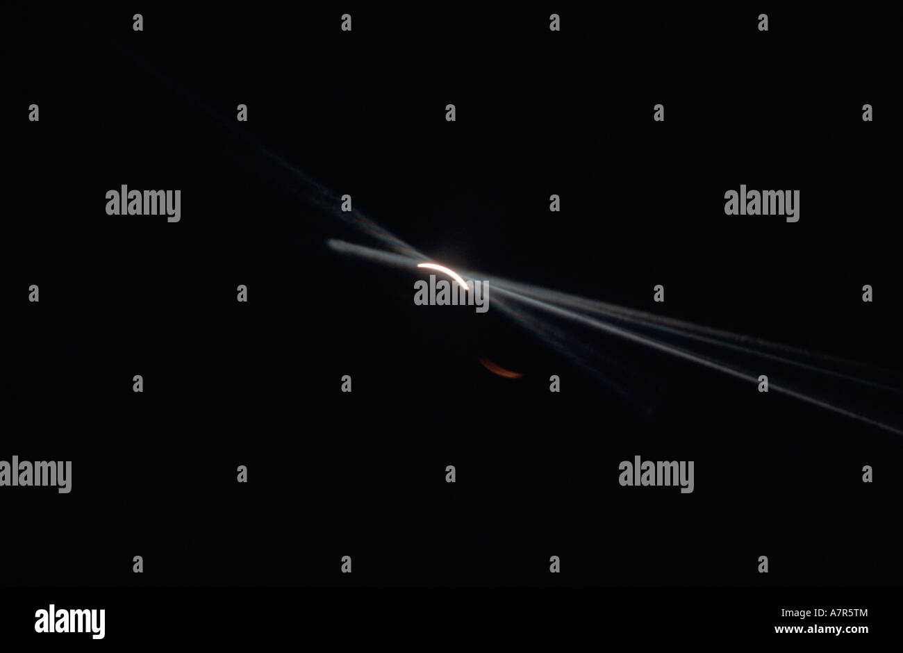 The full solar eclipse as seen from southern Zambia during the 2001 ...