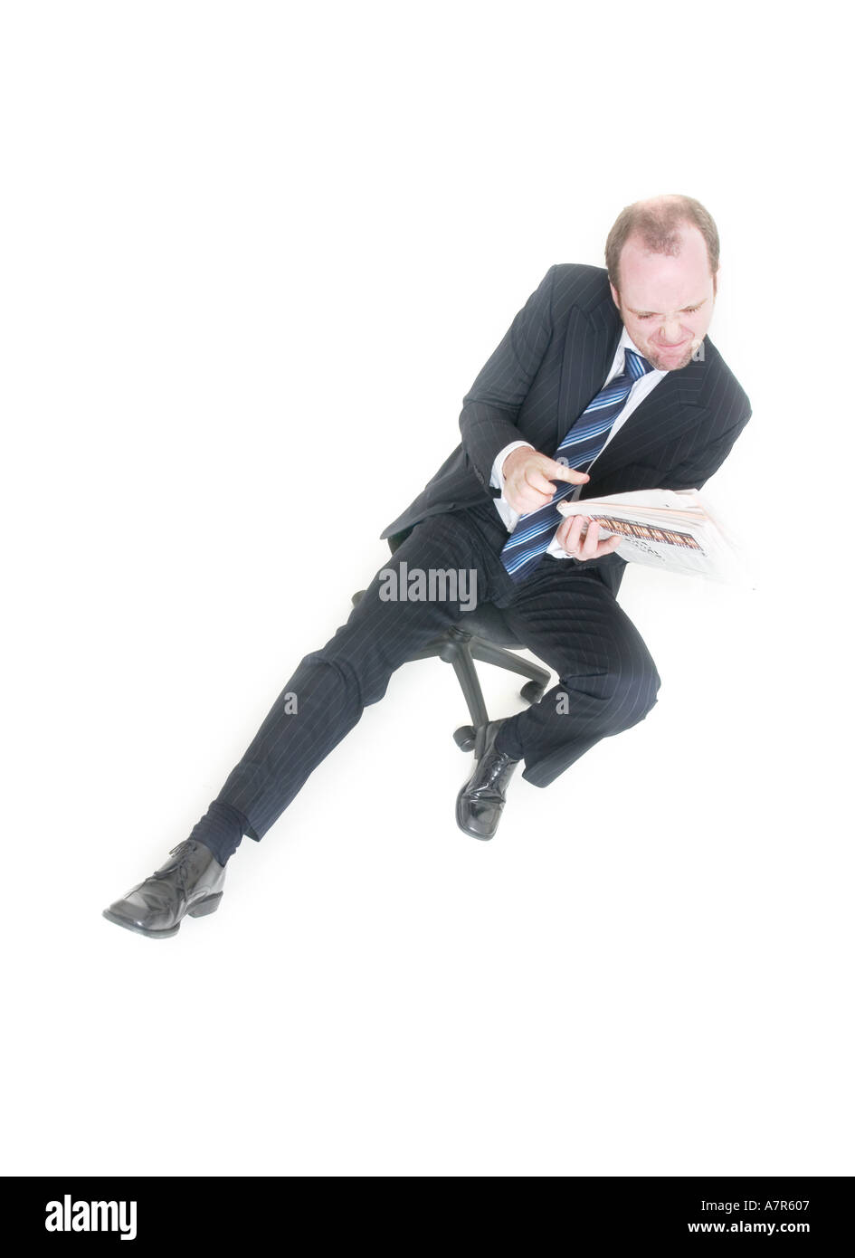 Business man making tie Cut Out Stock Images & Pictures - Alamy
