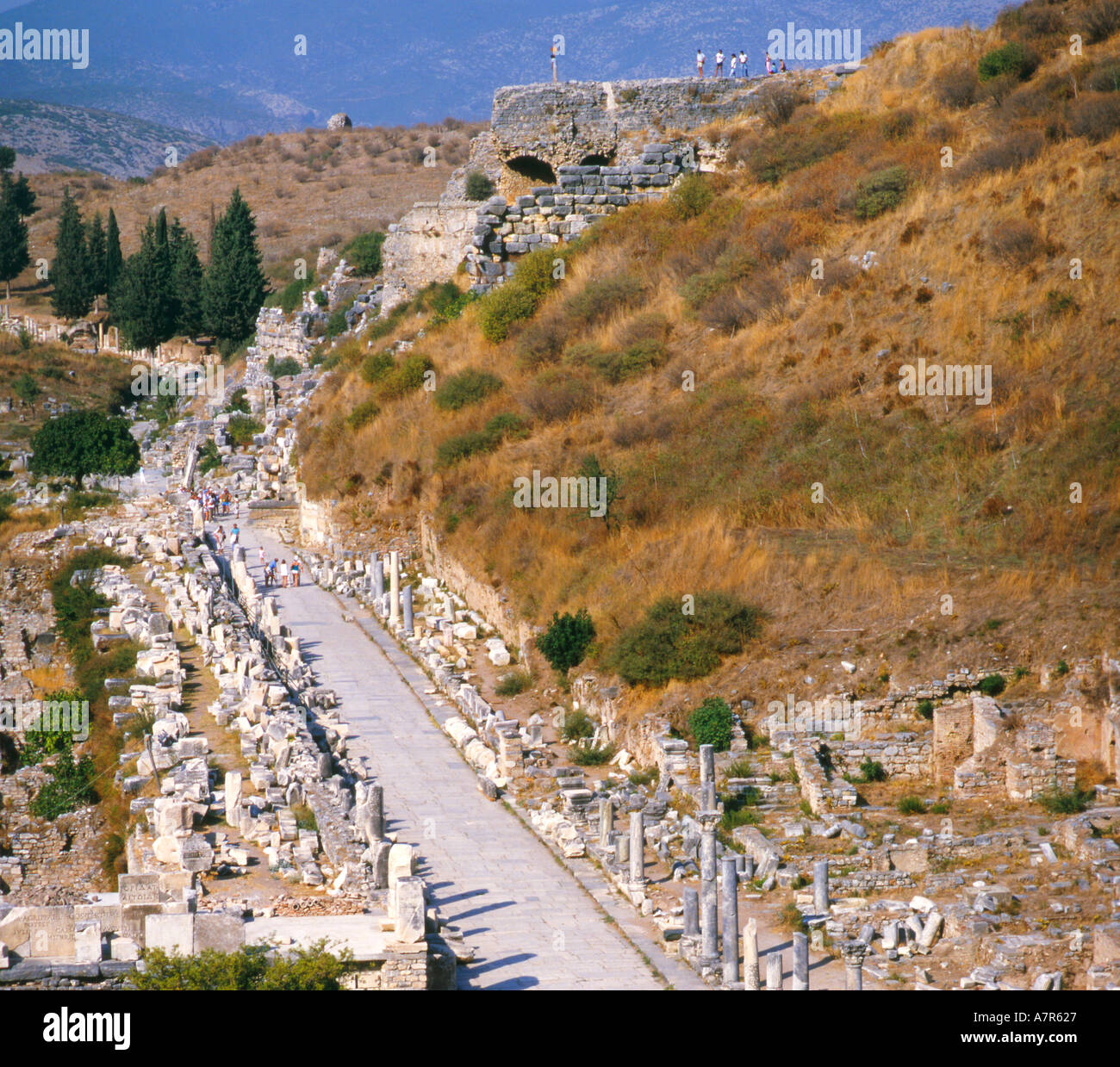 The Marble Road Ephesus Turkey Stock Photo - Alamy