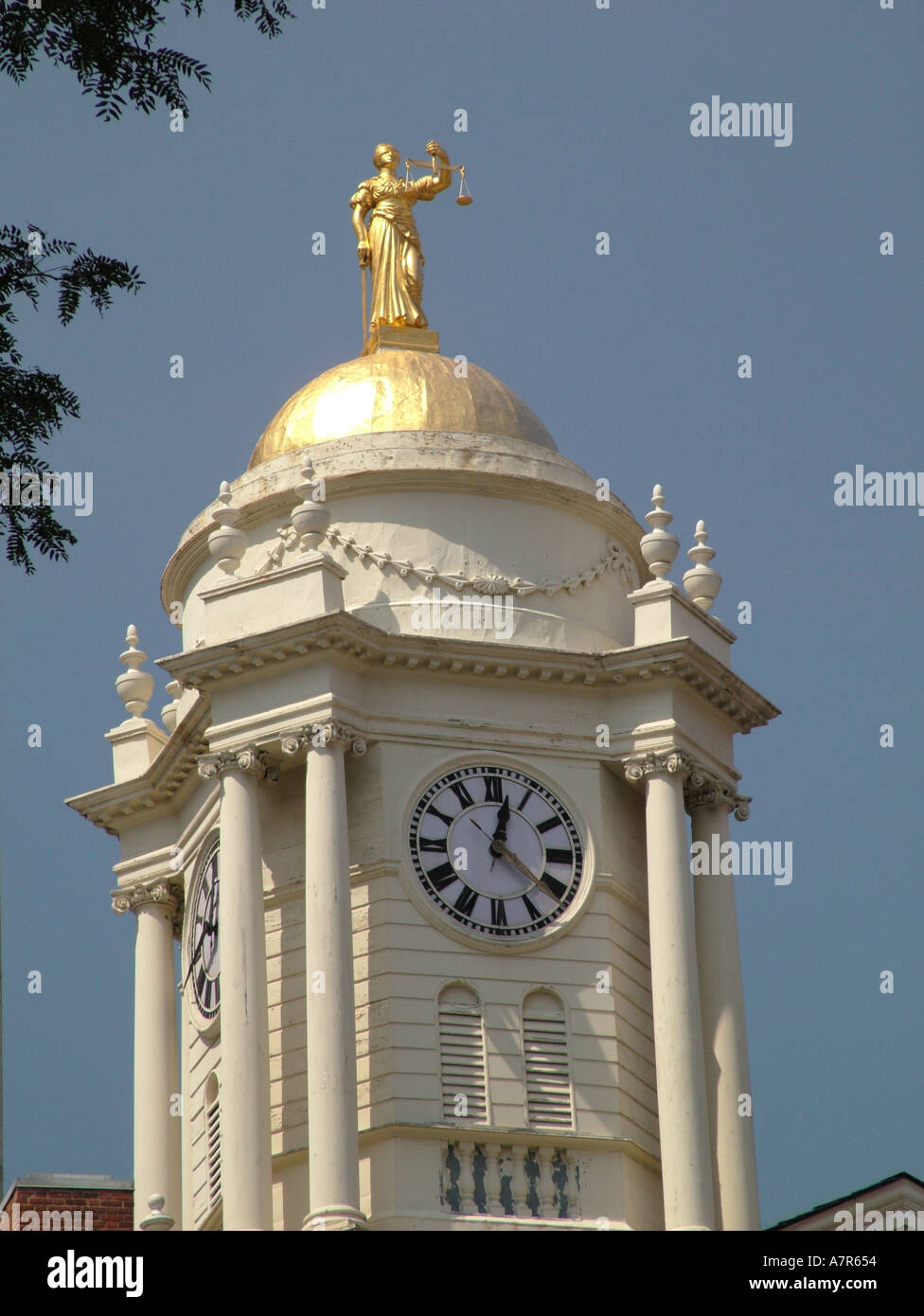 Old clock tower connecticut hi-res stock photography and images - Alamy