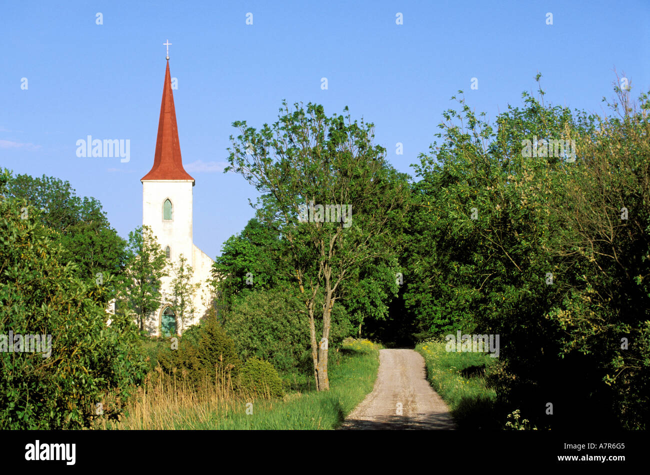 Estonia (Baltic States), Saaremaa Island, Sorve Peninsula, Church of ...