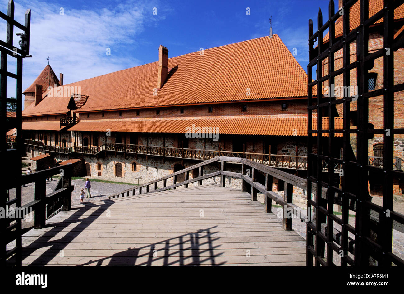 Lithuania (Baltic States), Trakai, Trakai castle (the most famous ...