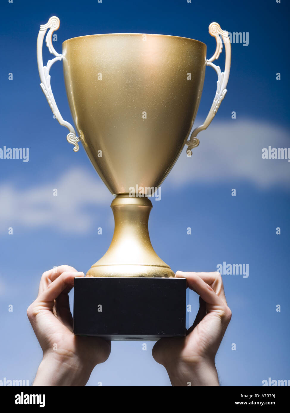 Trophy cup outdoors Stock Photo - Alamy