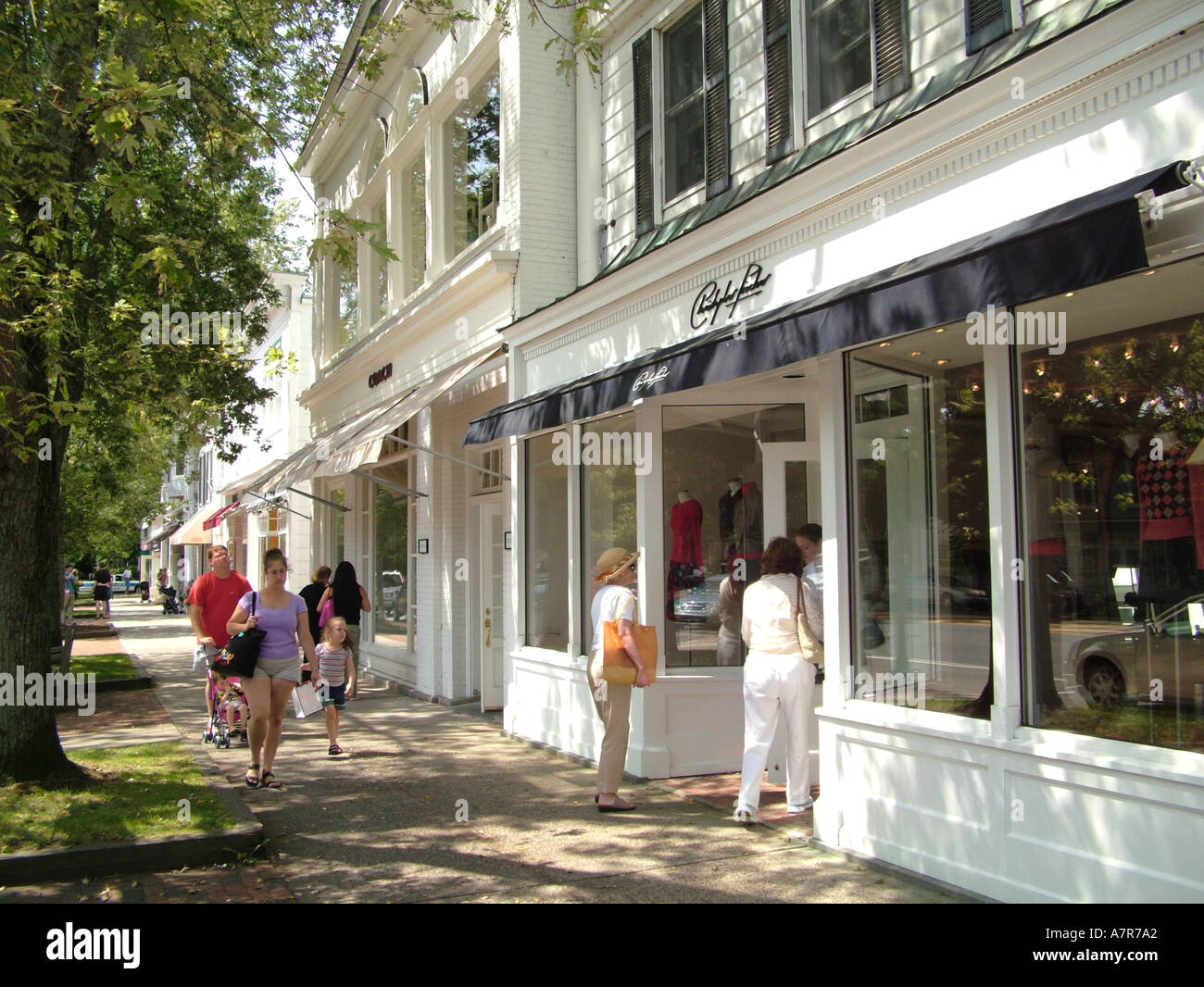 East hampton main street hi-res stock photography and images - Alamy