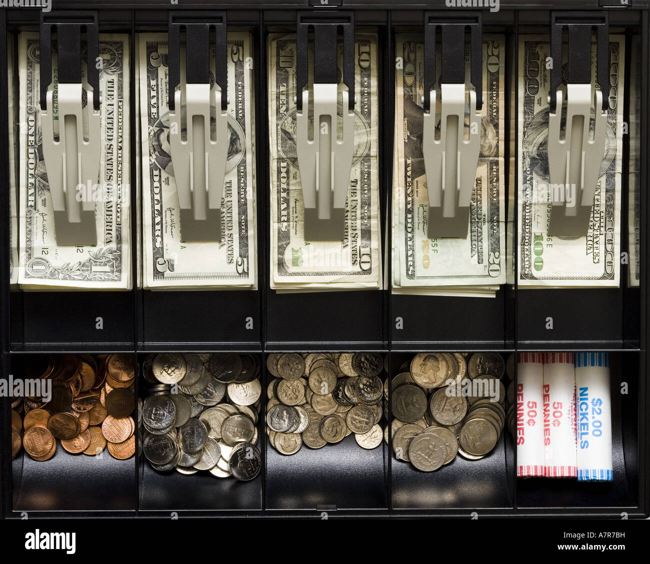 Ten dollars in coins hi-res stock photography and images - Alamy