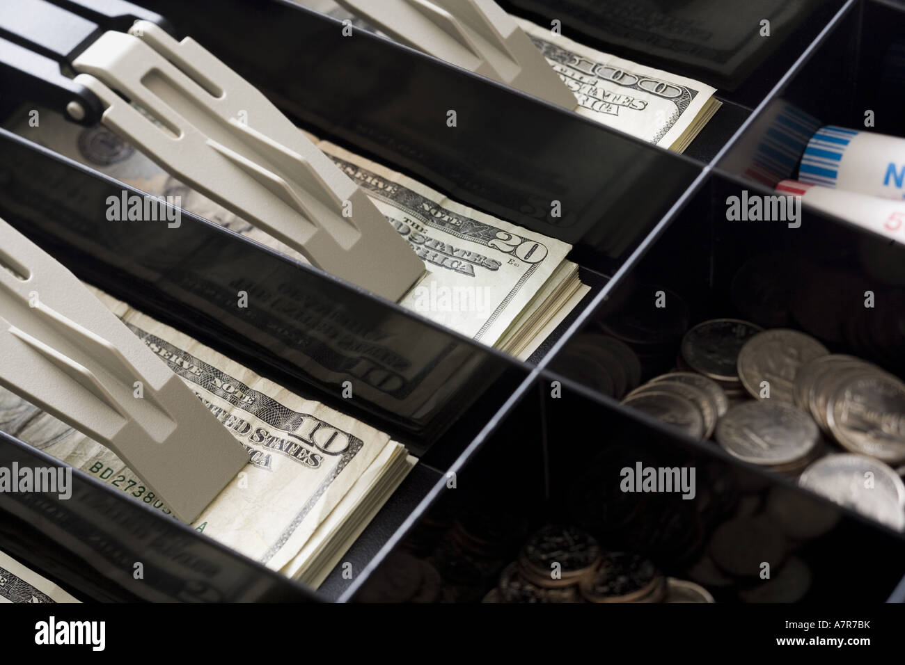 Ten dollars in coins hi-res stock photography and images - Alamy