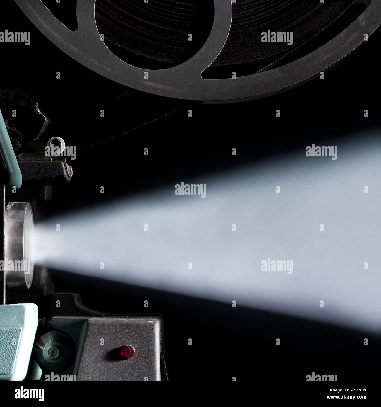 Side profile of movie projector Stock Photo - Alamy