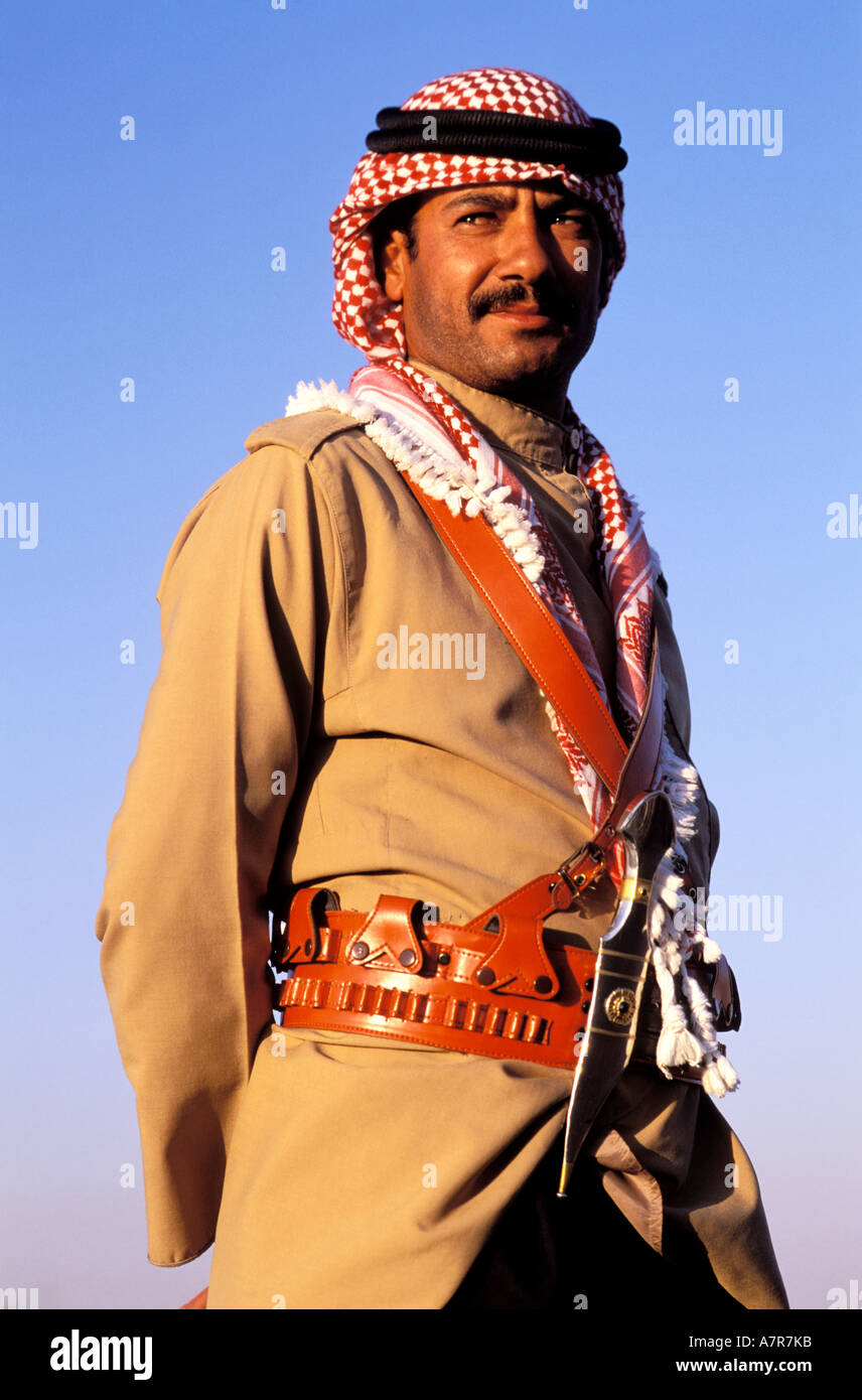 Jordan, Amman, Jordanian soldier Stock Photo - Alamy