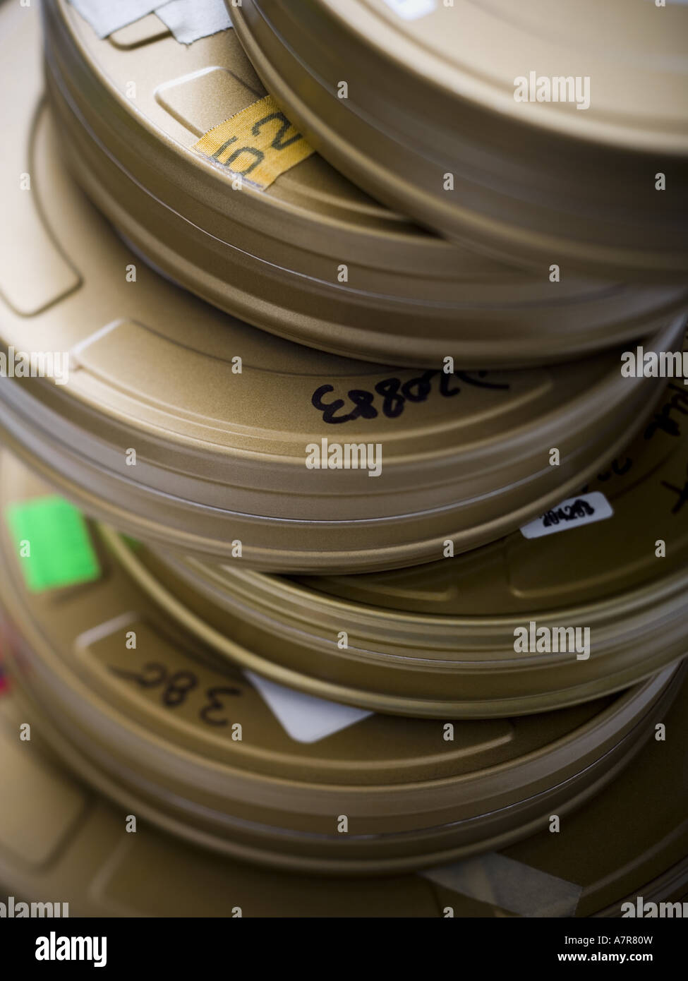Detailed view of film canisters Stock Photo - Alamy