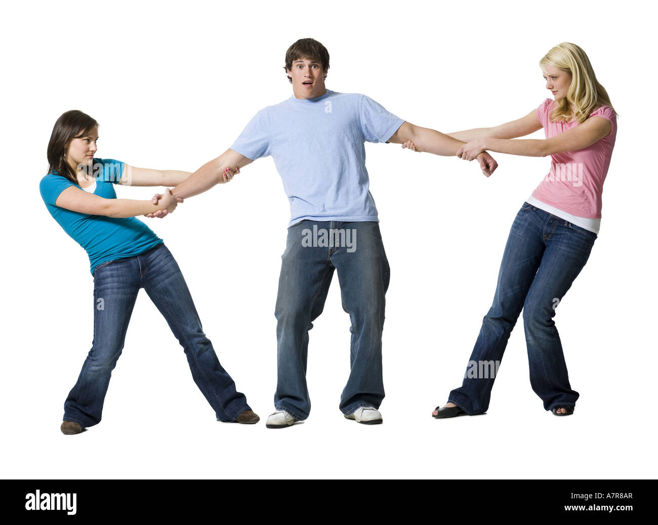 Shot Tugging White High Resolution Stock Photography and Images - Alamy