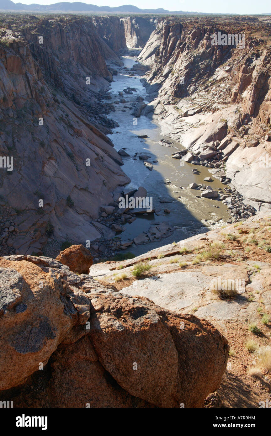 The Orange river gorge below the Augrabies falls Northern Cape South ...