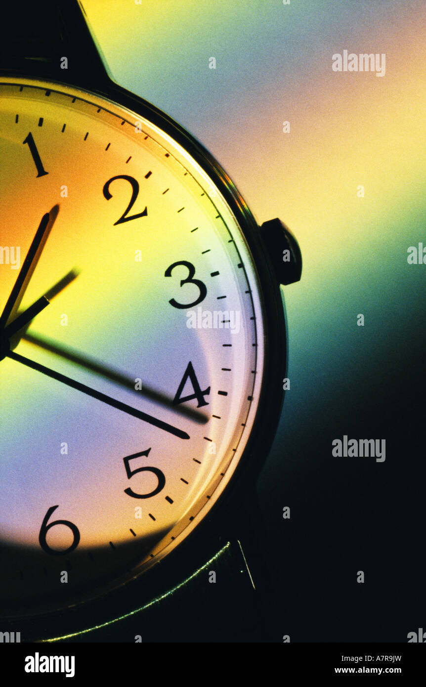 Detailed view of wristwatch Stock Photo - Alamy