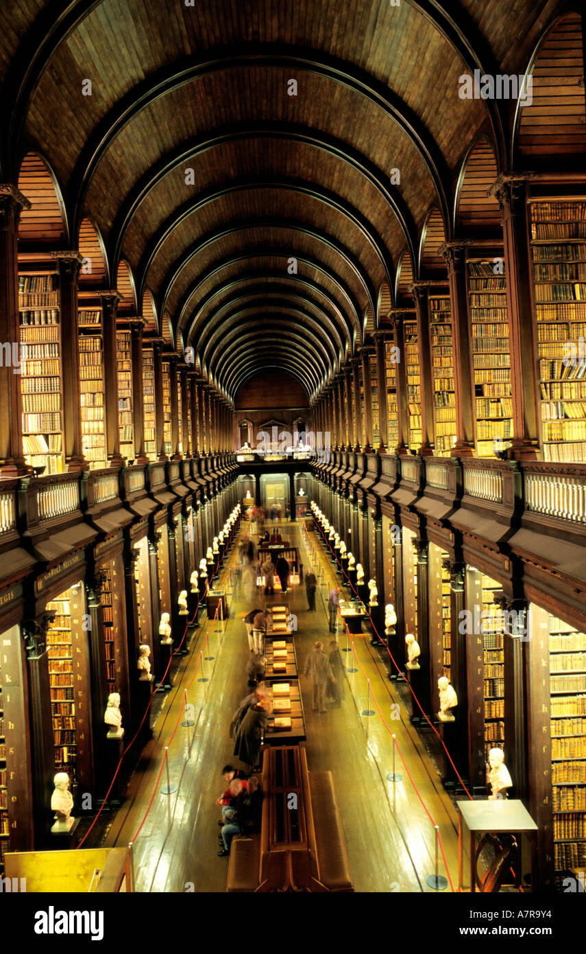 Ireland, Dublin, Trinity college, Old Library Stock Photo - Alamy
