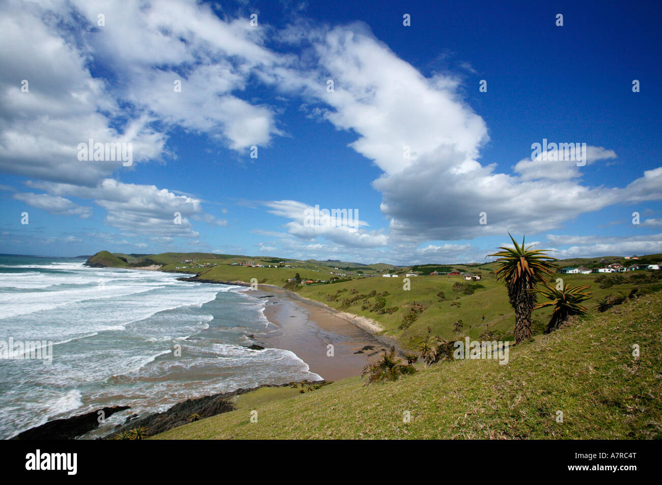 The Transkei village of Hole in the Wall Transkei Eastern Cape South ...