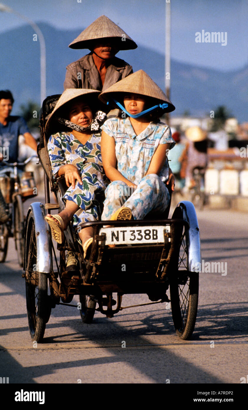 Vietnam, Nha Trang, rickshaw Stock Photo - Alamy