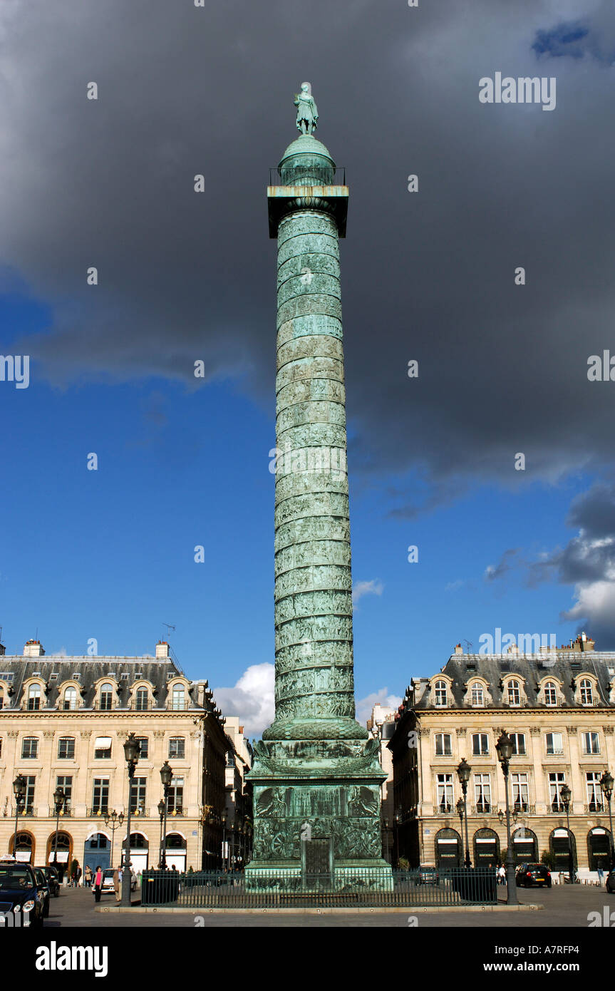 Column of place vendome hi-res stock photography and images - Alamy