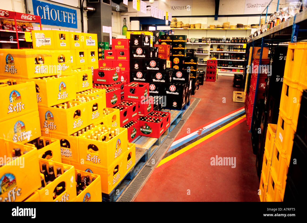 Belgium, Flanders, Baarle-Hertog / Baarle-Nassau village, border Stock ...