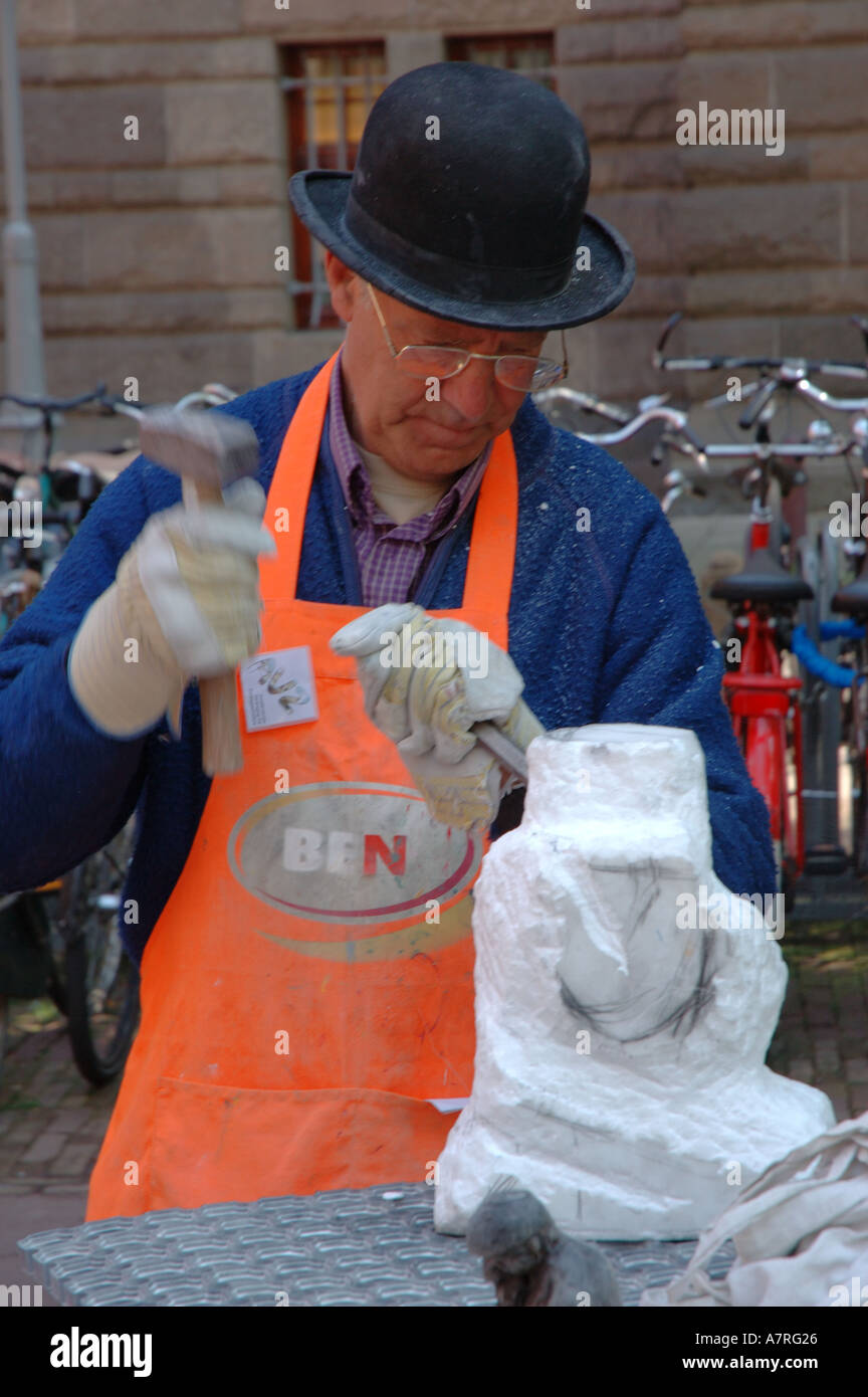 Sculptor in Amsterdam, Netherlands Stock Photo - Alamy
