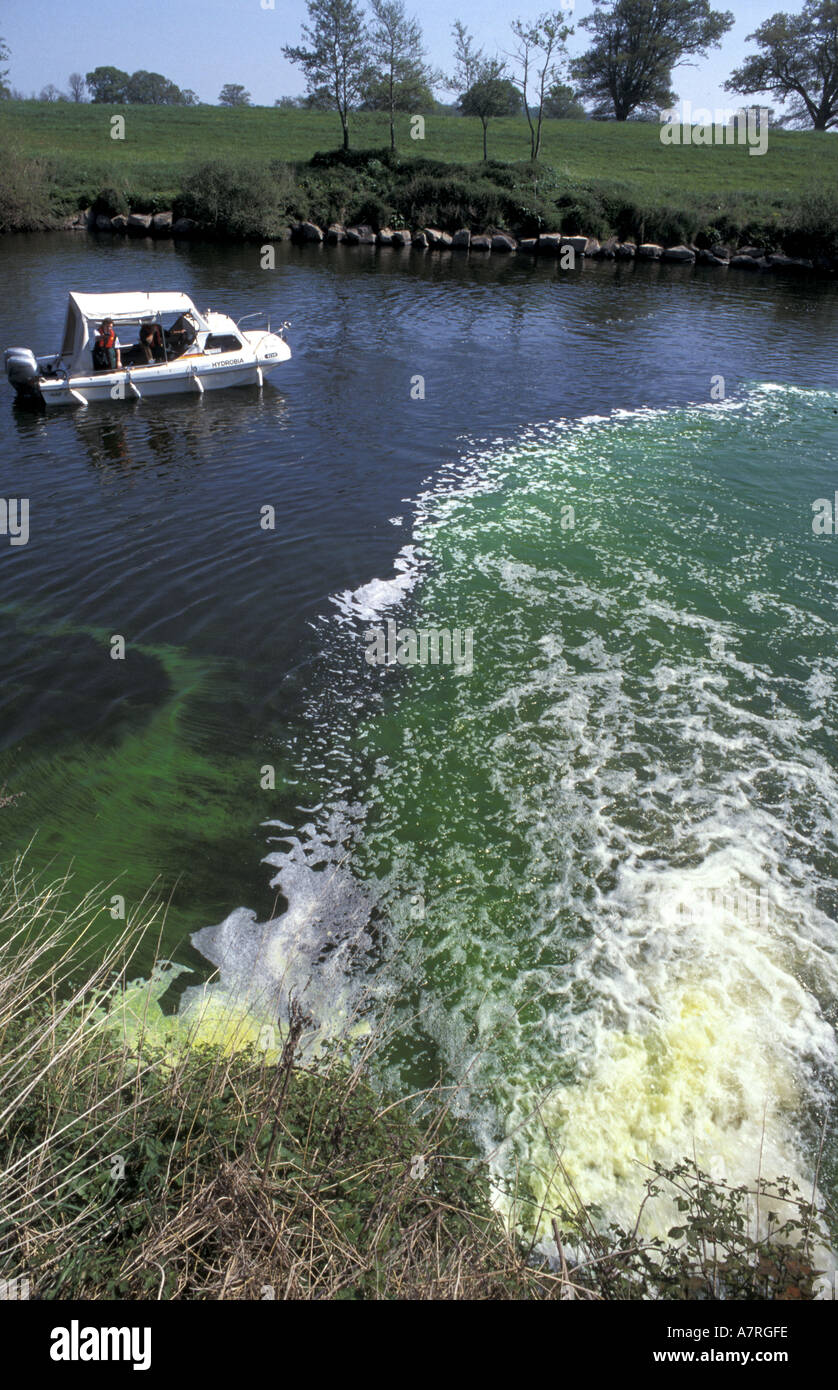 Dye water discharge river hi-res stock photography and images - Alamy