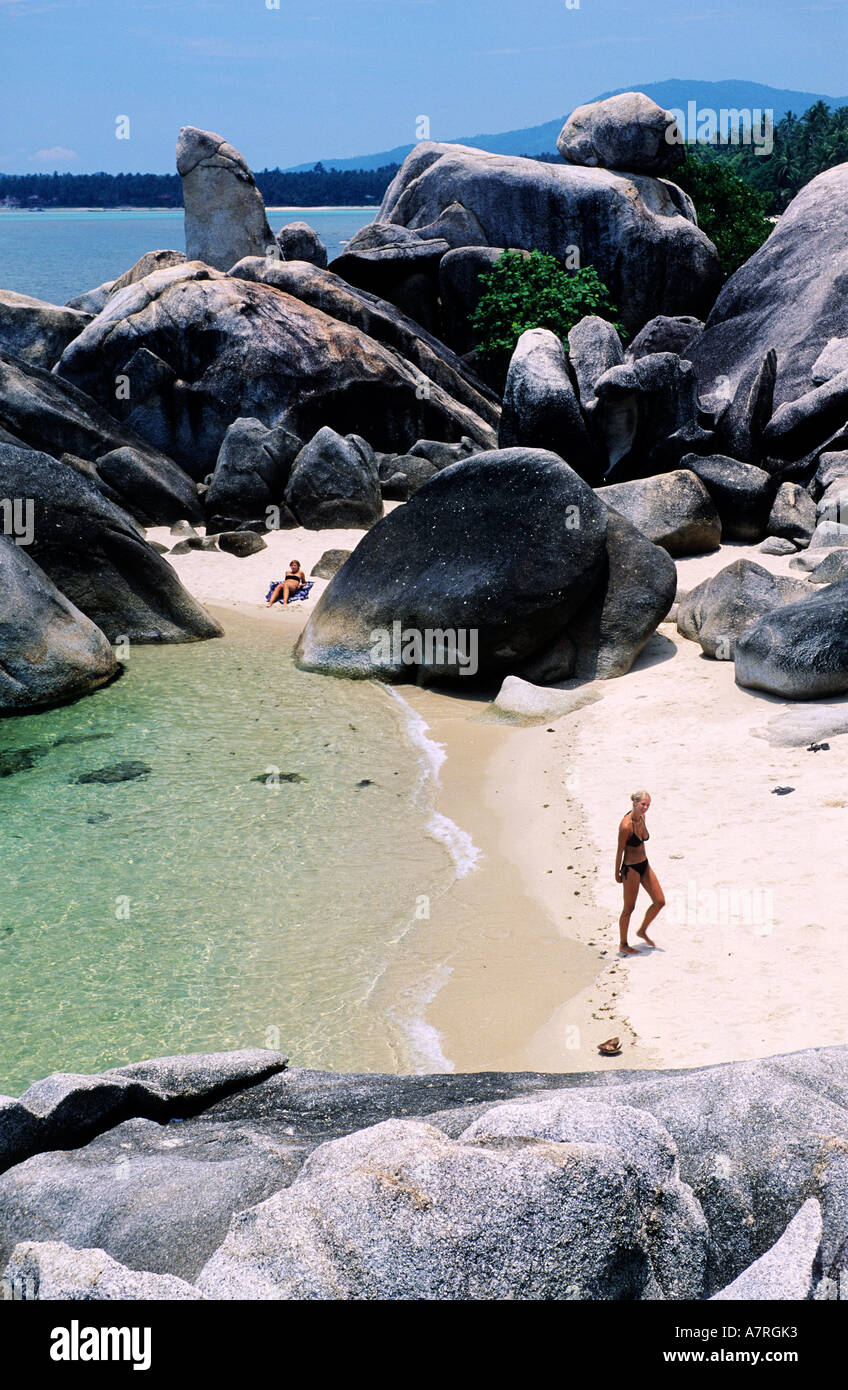 Thailand, Samui islands archipelago, Samui Koh, Laai beach and its ...