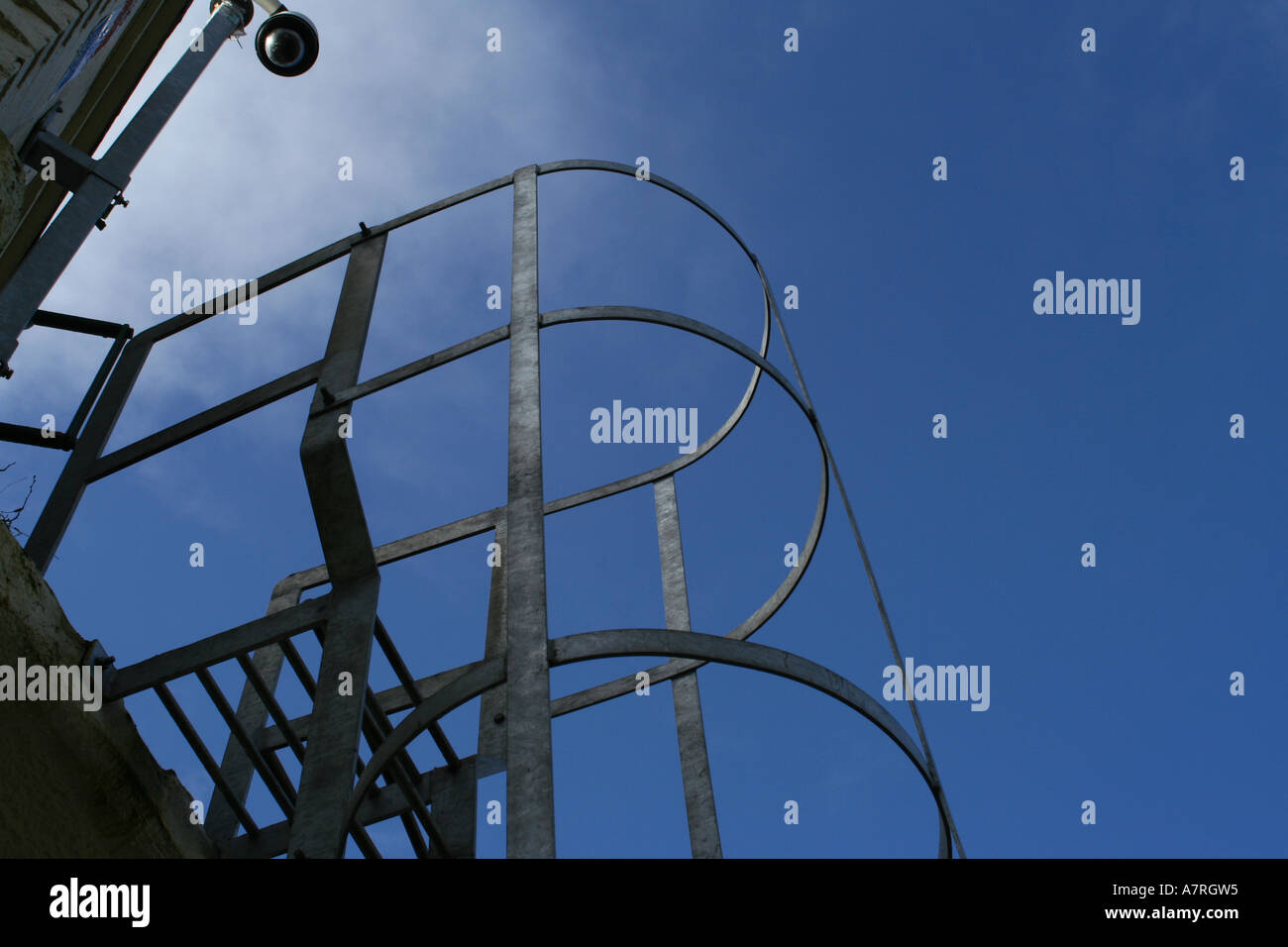 Water tower ladder climbing hi-res stock photography and images - Alamy