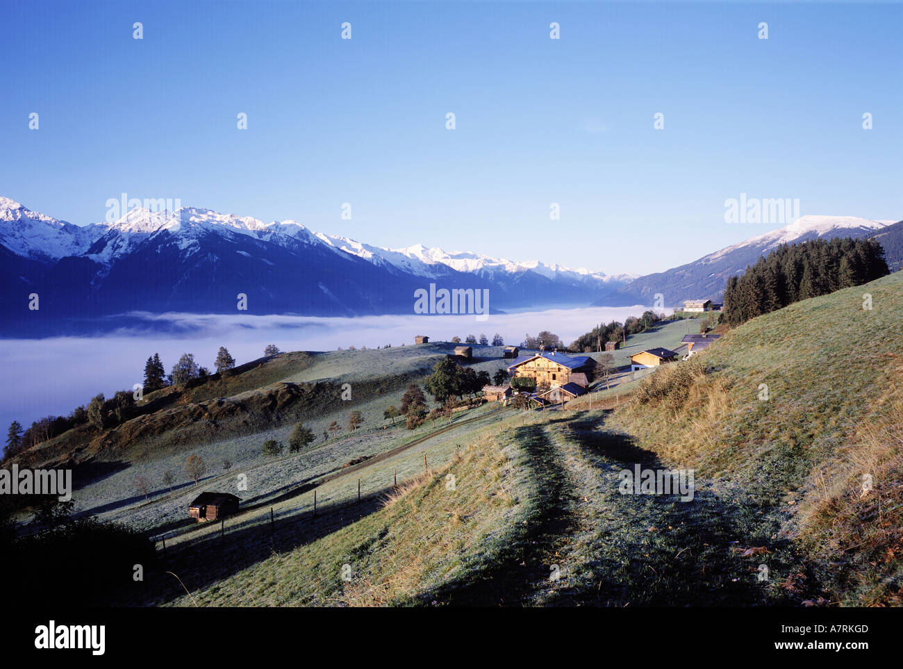 Austria, Upper Tyrol at Thurn pass, Kitzbuhel Stock Photo - Alamy