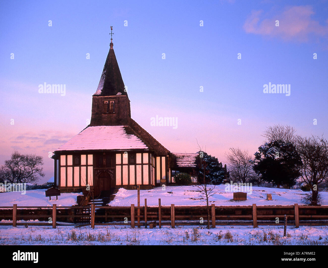 Church of St James and St Paul in Snow Marton Near Congleton Cheshire ...