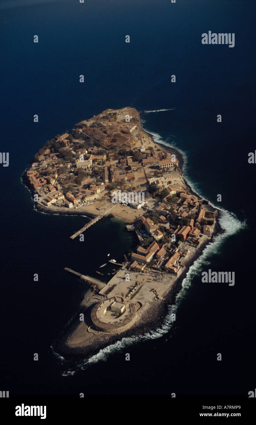 Goree island aerial view hi-res stock photography and images - Alamy