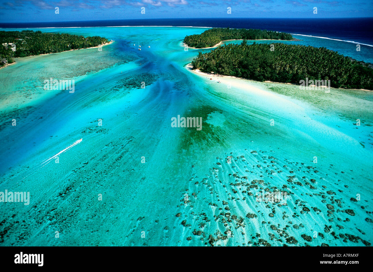 Moorea island aerial view hi-res stock photography and images - Alamy