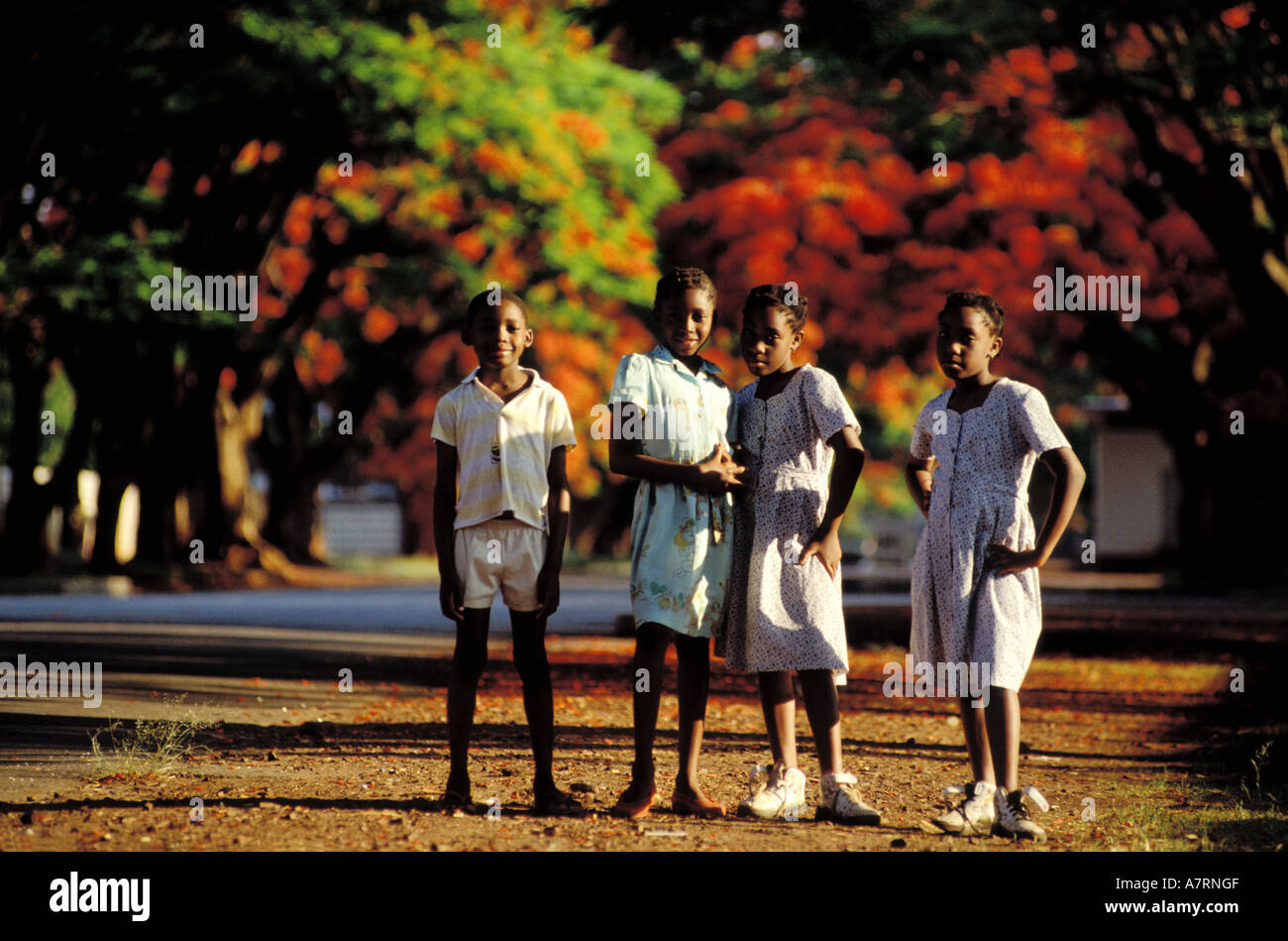 Zimbabwe, group of children Stock Photo - Alamy