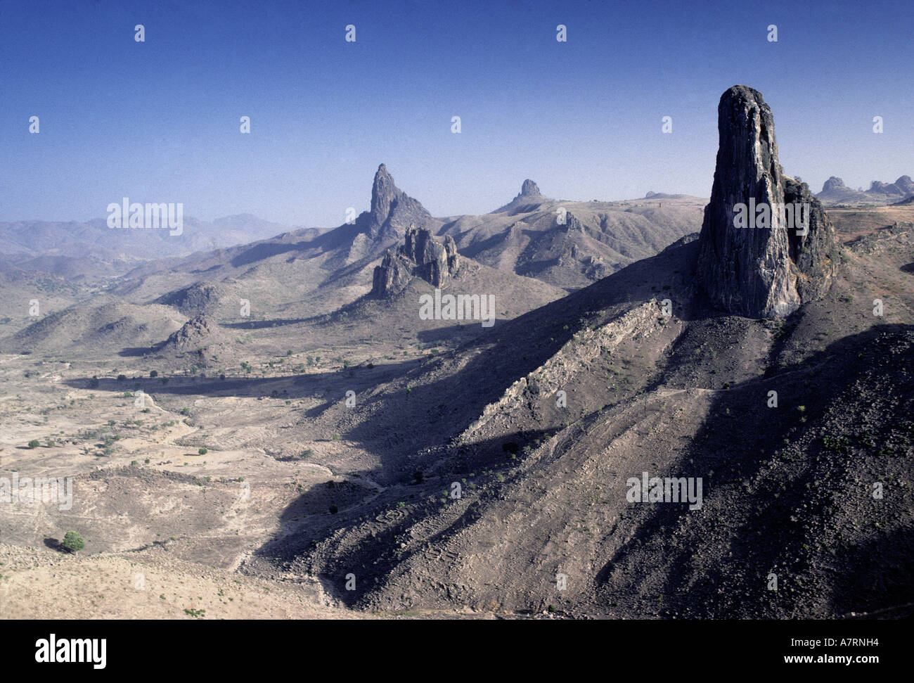 Cameroon, Kapsiki mounts, Rumsiki volcanic peaks Stock Photo - Alamy