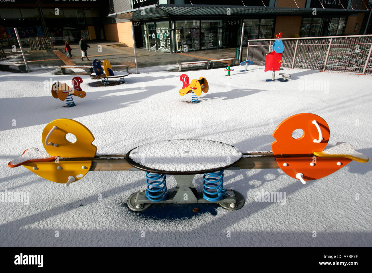 Colourful childrens playpark hi-res stock photography and images - Alamy