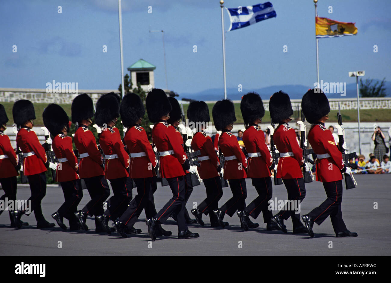Canada quebec old city the citadel the changing of the royal canadian ...