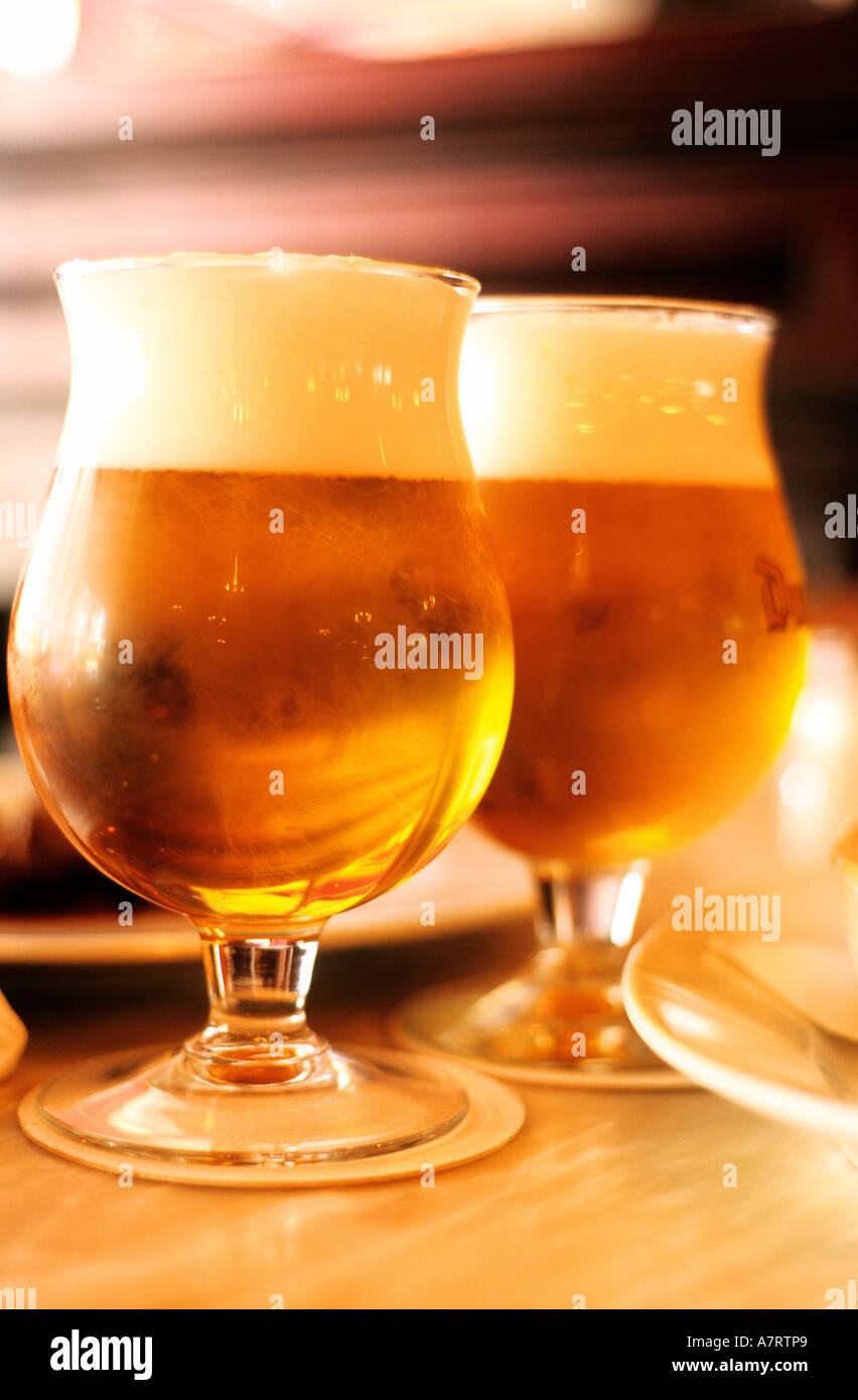 Belgium, Brussels, Belgian beers Stock Photo - Alamy