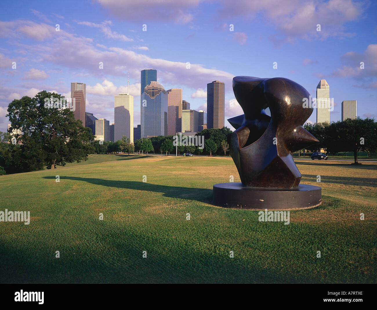 United States, Texas, Houston city, sculpture by Moore Stock Photo - Alamy