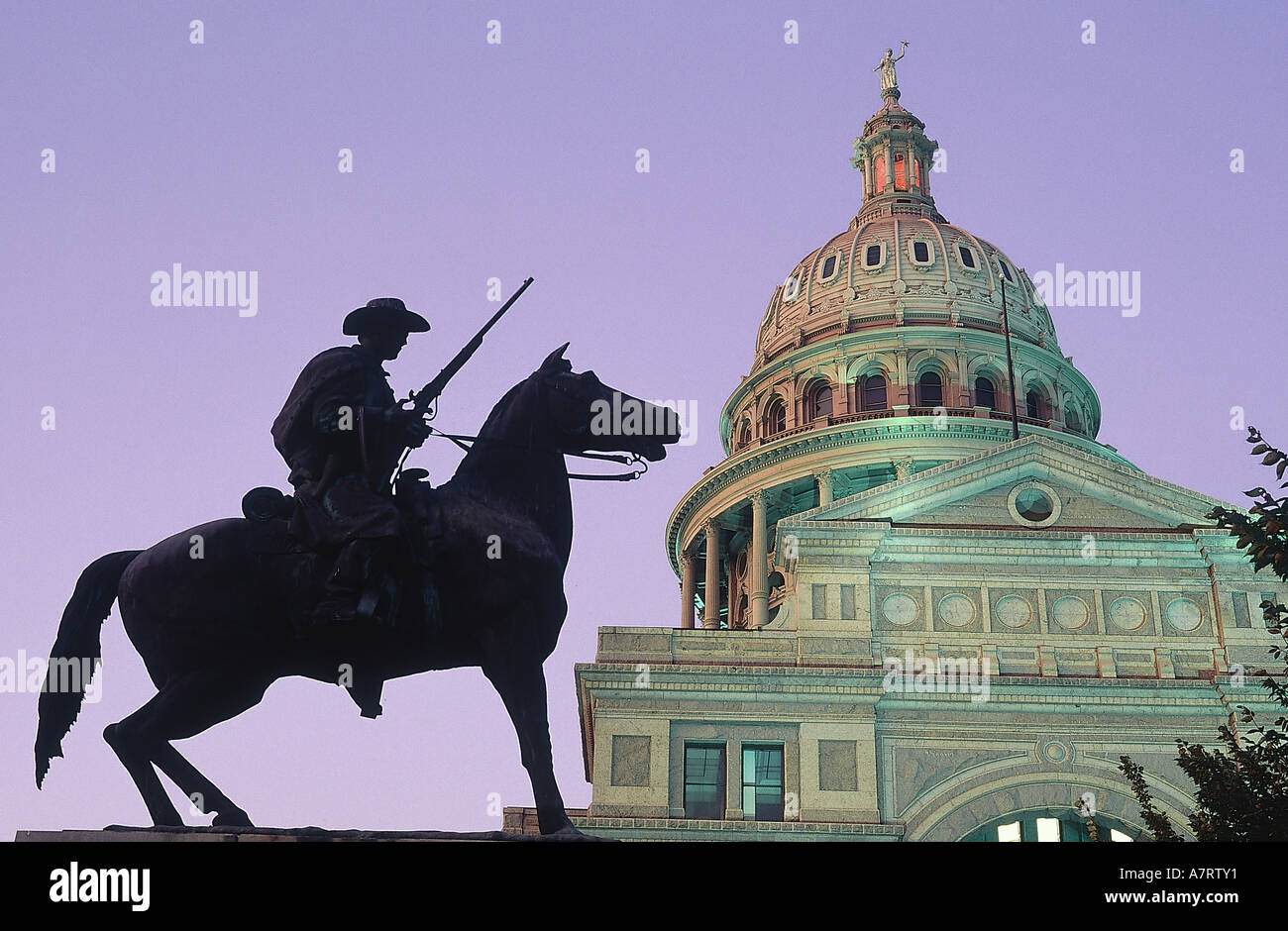 Austin statue texas rangers hi-res stock photography and images - Alamy
