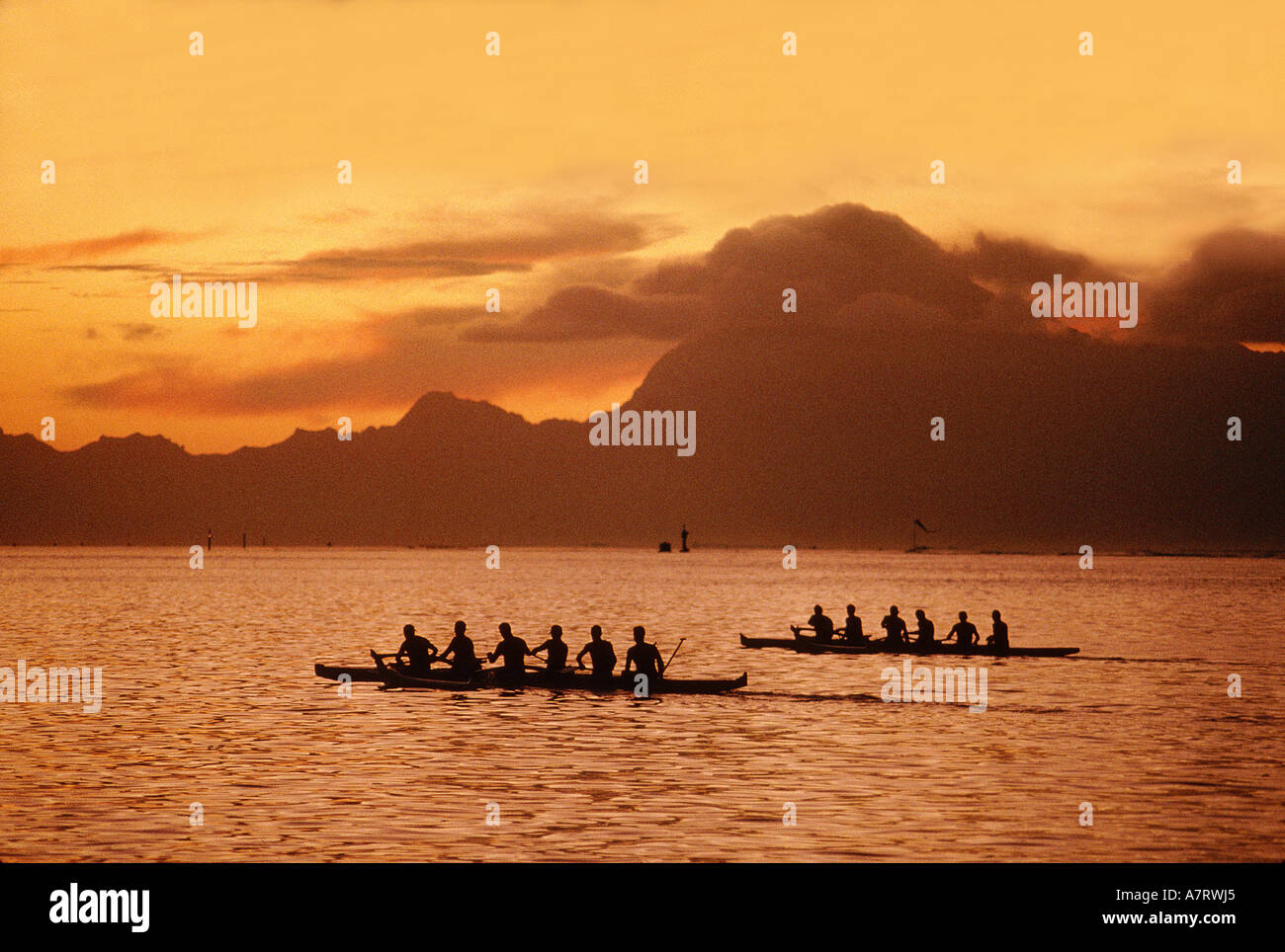 French Polynesia, Society island archipelago, Tahiti island, Papeete ...