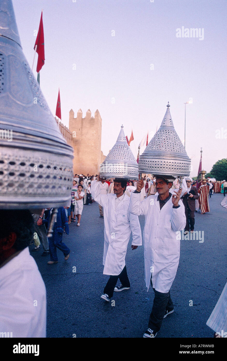 North Morocco, Rabat-Sale, Candles feast Stock Photo - Alamy