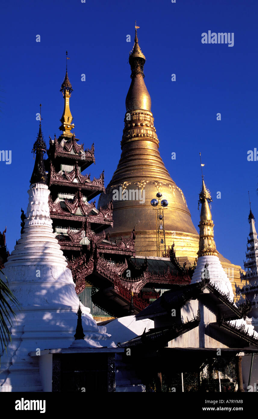 Myanmar (Burma), Yangon Division, Yangon (Rangoon), Shwedagon pagoda ...