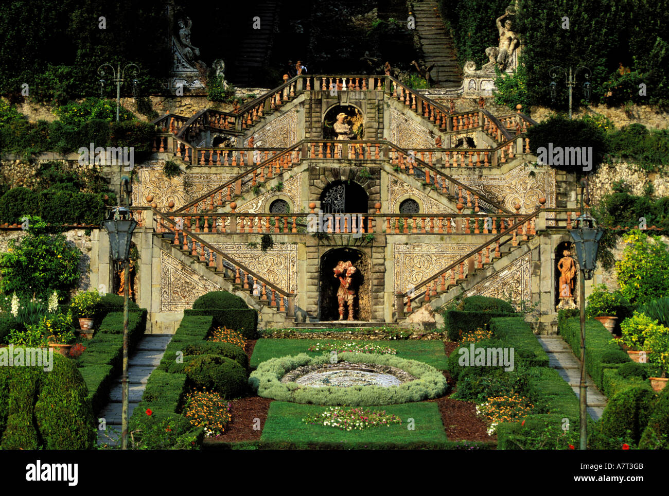 Italy, Tuscany, Val di Nievole, Collodi, the garden of the Villa ...