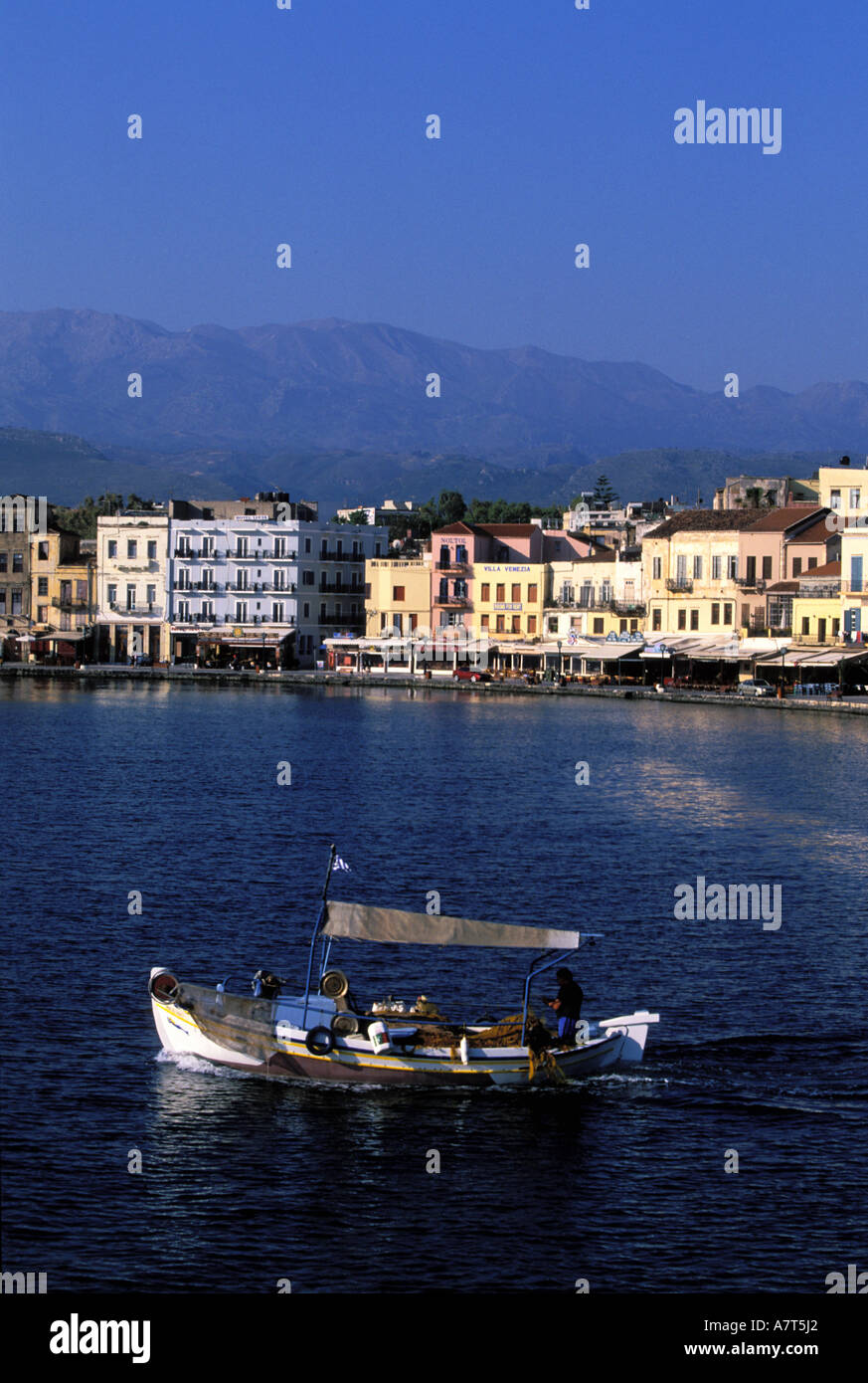 Greece, Crete, Hania, the Venetian harbour Stock Photo - Alamy