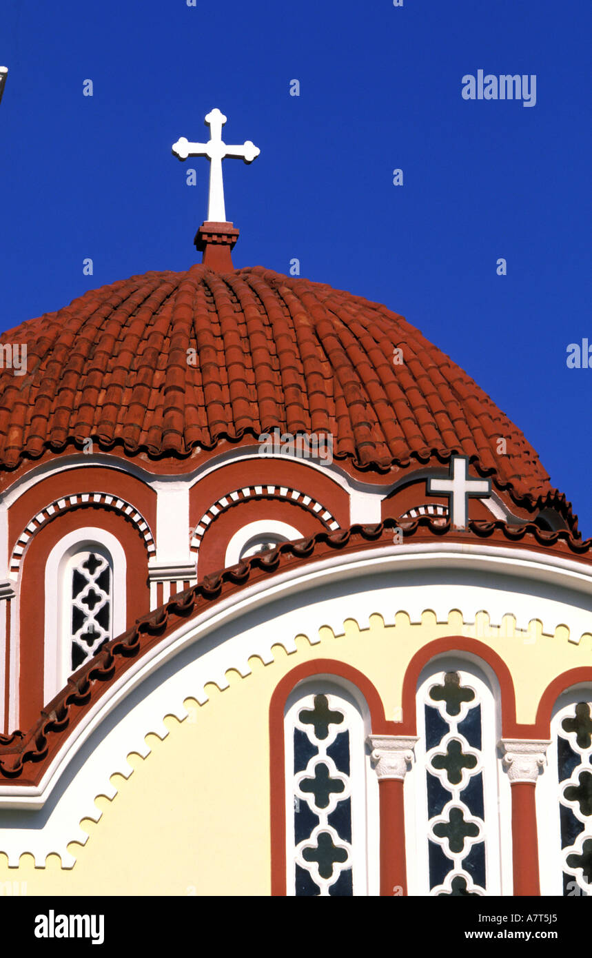 Greece, Crete, Georgioupolis, the church Stock Photo - Alamy