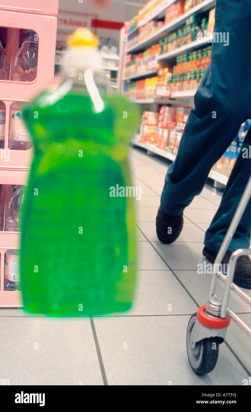 Close-up of liquid dish bottle Stock Photo - Alamy